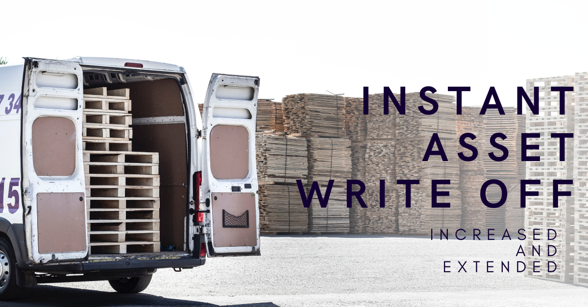 Instant Asset Write Off Increased - Don't Miss Out | Stapleton Finance Instant Asset Write Off Increased - Don't Miss Out | Stapleton Finance